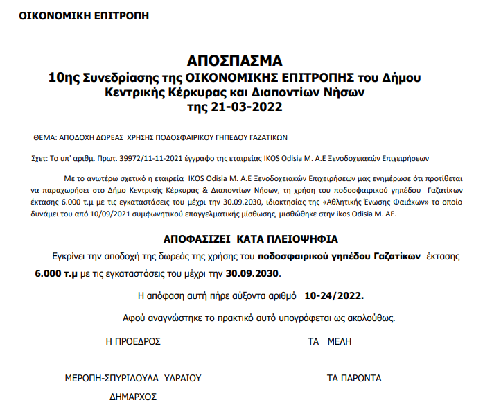 Η Υδραίου δεν κρατά ουτε τα προσχήματα..Το ΙΚΟΣ πληρώνει και η Δήμαρχος ...